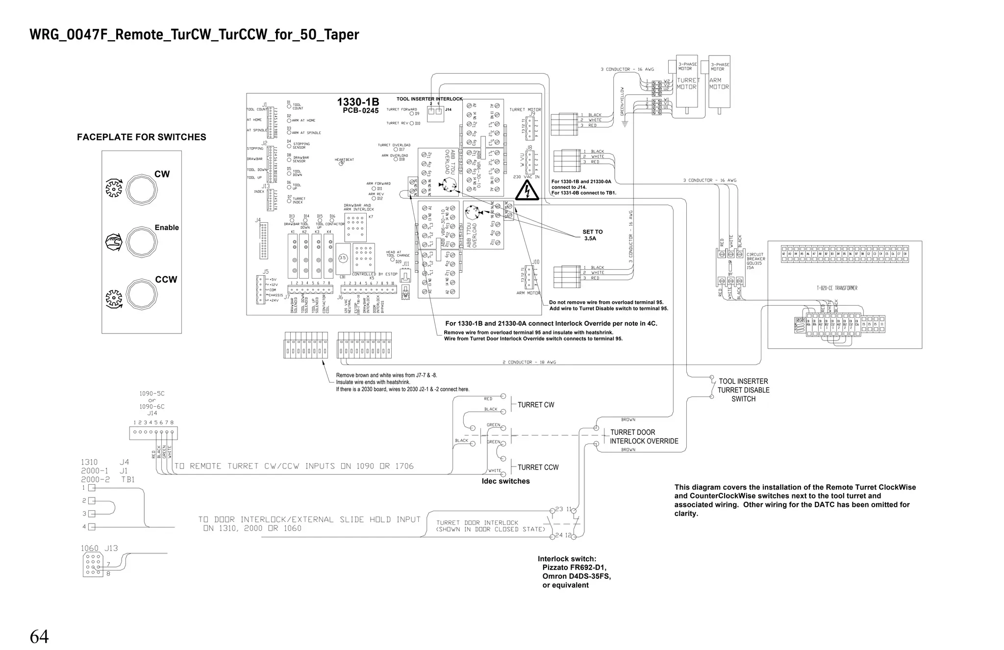 Fadal Manual and Wiring Diagram Options PDF | PDF