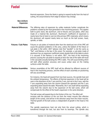 Fadal Part General Information - Maintenance Manual | PDF | Physics ...