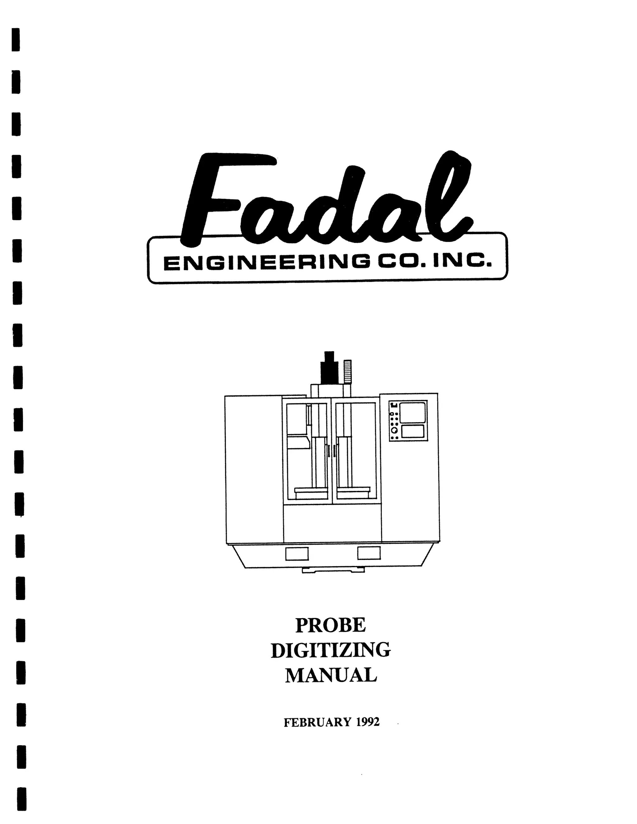 Fadal Probe Digitizing Manual | PDF
