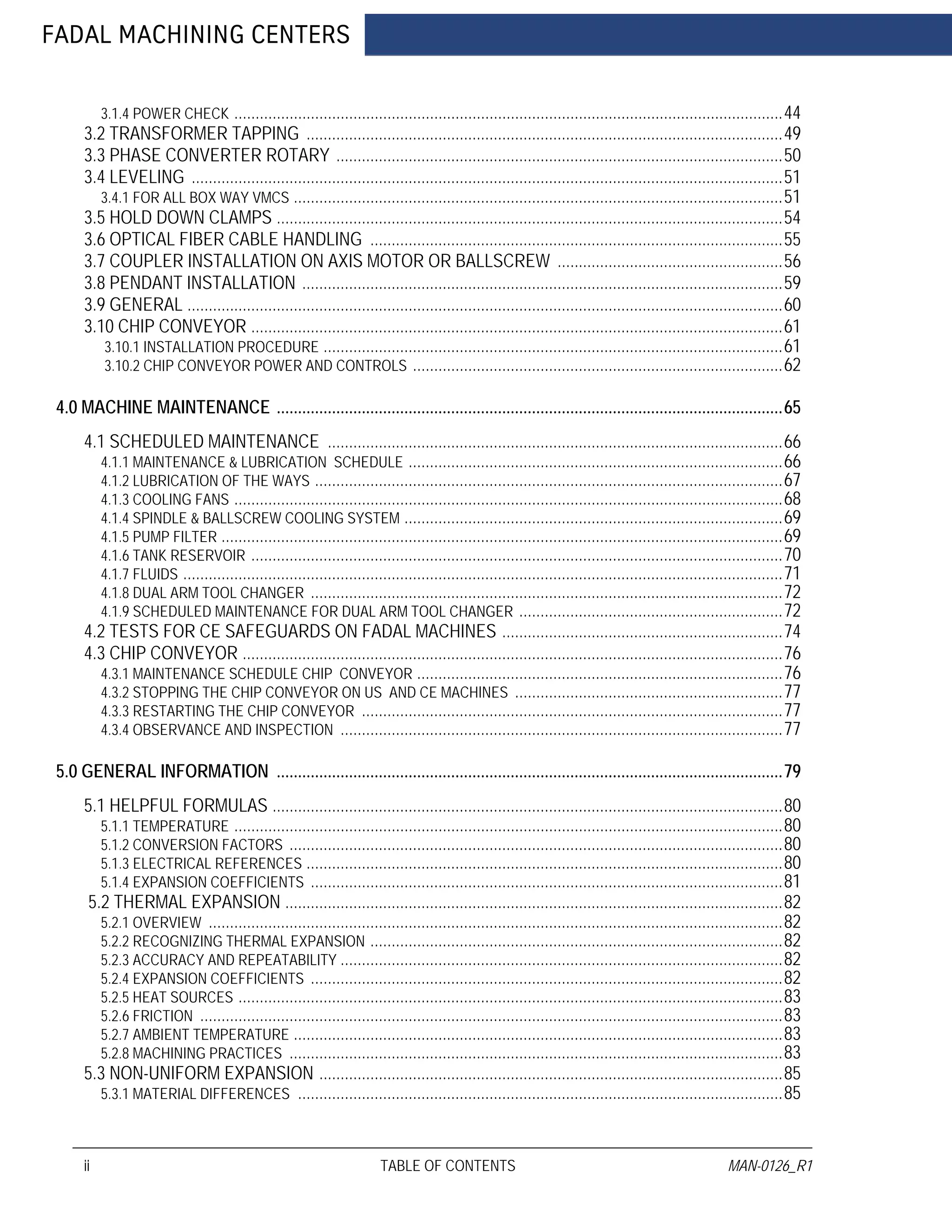 Fadal Siemens Maintenance Manual | PDF