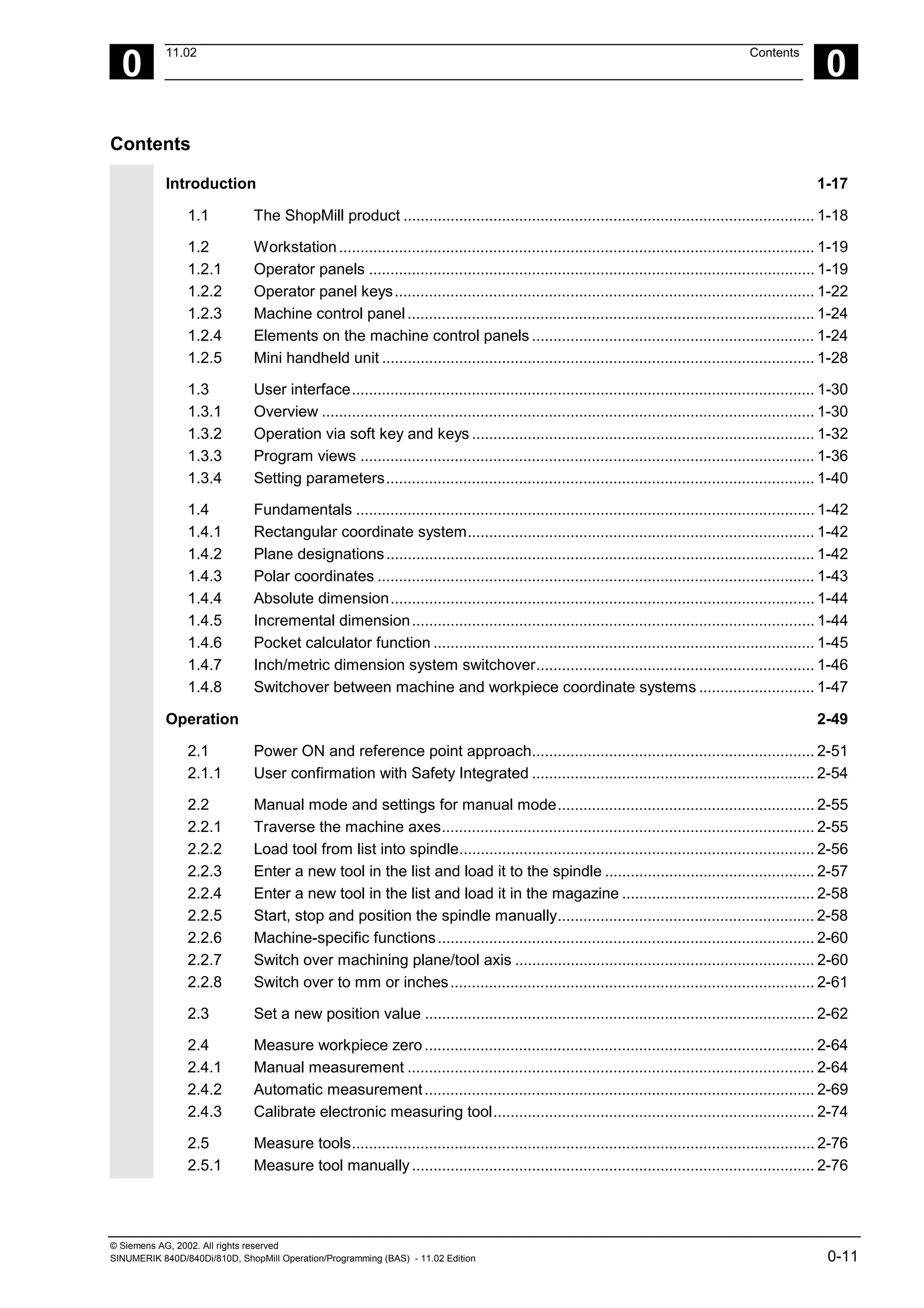 Fadal Siemens Operation Programming Guide | PDF