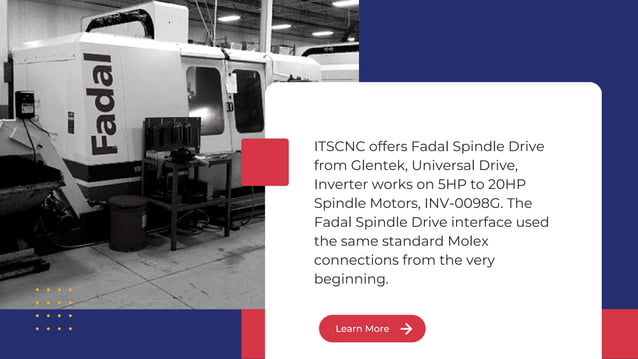 Fadal spindle drive | PPT