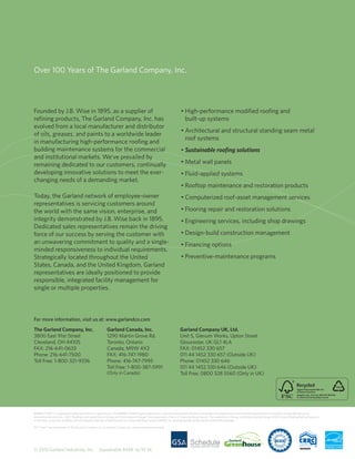 Garland_Sustainable_Roofing_Solutions | PDF | Home Improvement | Home ...