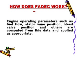 Fadec full authority digital engine control-final | PPT