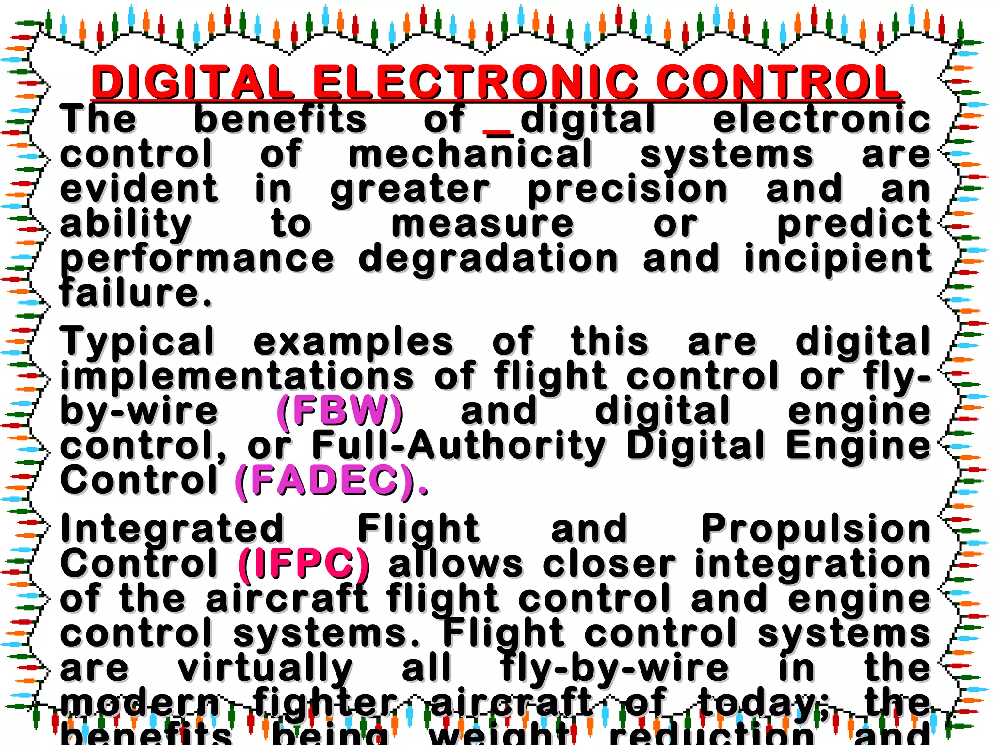 Fadec- full authority digital engine control-latest | PPT