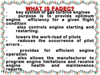 Fadec- full authority digital engine control-latest | PPT