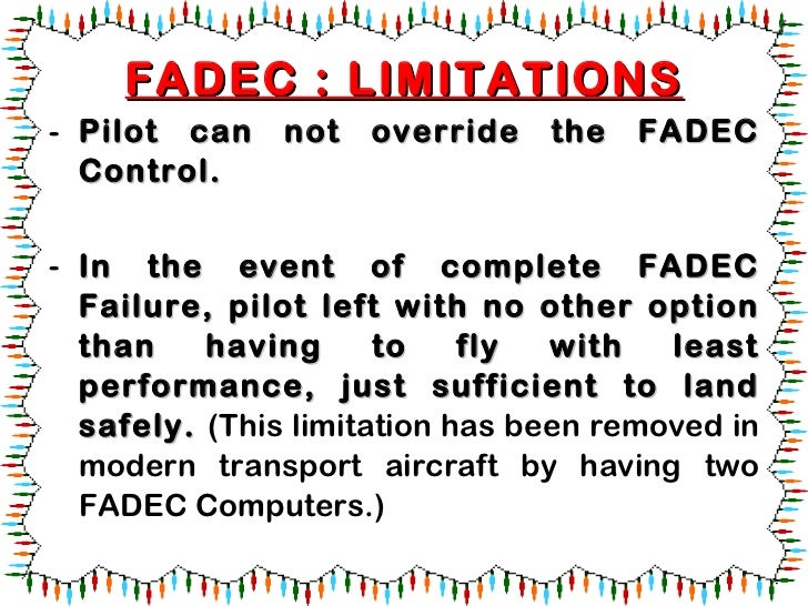 Fadec- full authority digital engine control-latest