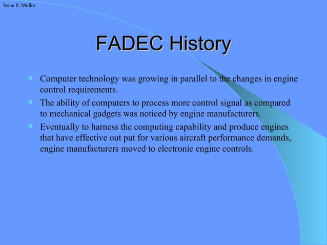 Fadec and hums | PPT