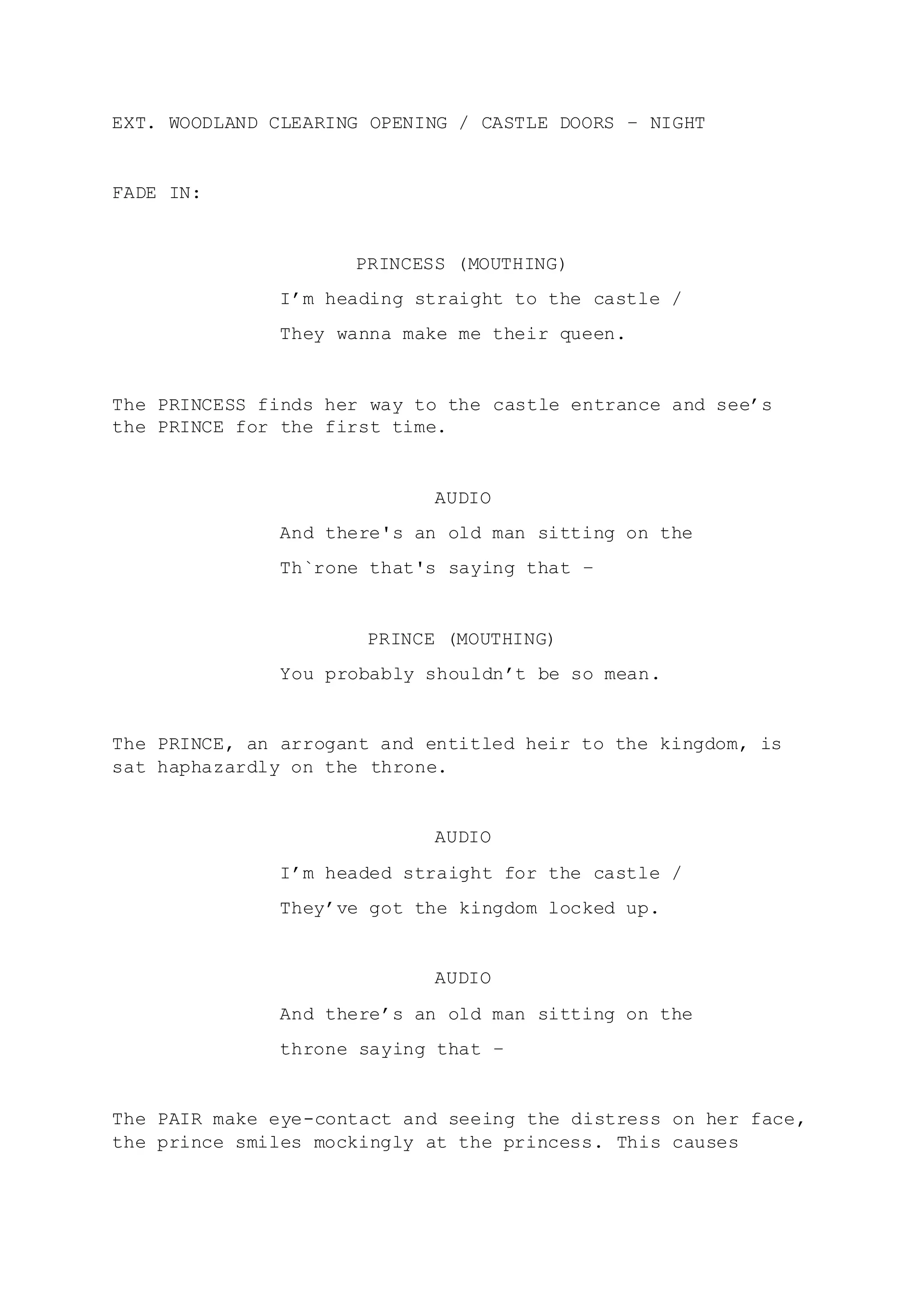 script for castle - halsey | PDF