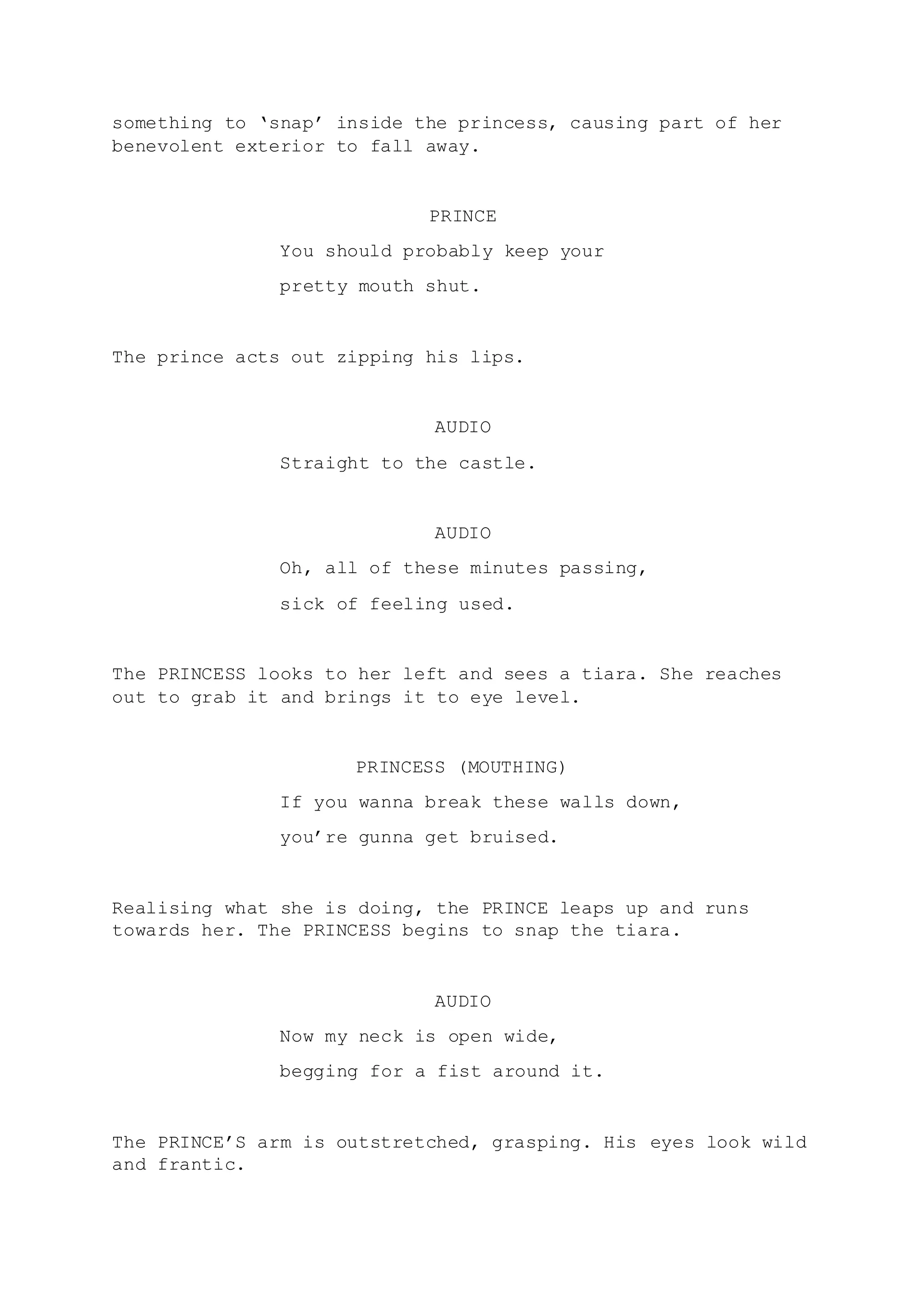 script for castle - halsey | PDF