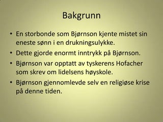 Faderen av Bjørnstjerne Bjørnson | PPTX