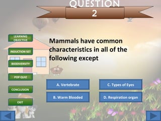 Biodiversity- Science | PPS