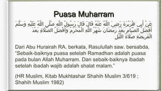Fadhilah muharram | PPT