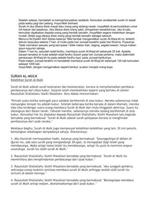 Fadhilat al quran | DOCX