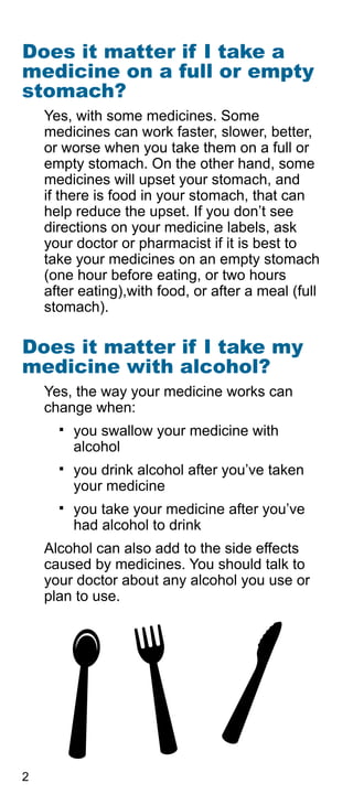 NCL Food and Drug Interactions Brochure | PDF