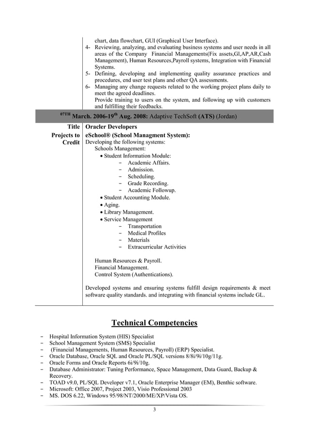 Fadi amer cv | PDF