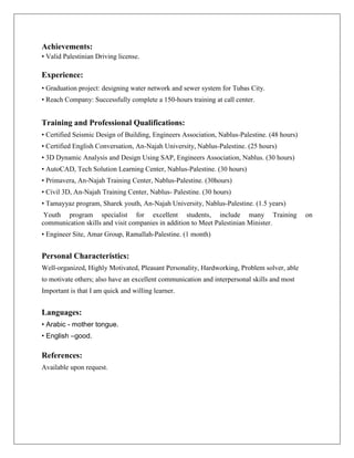 Fadi fathalla cv | PDF