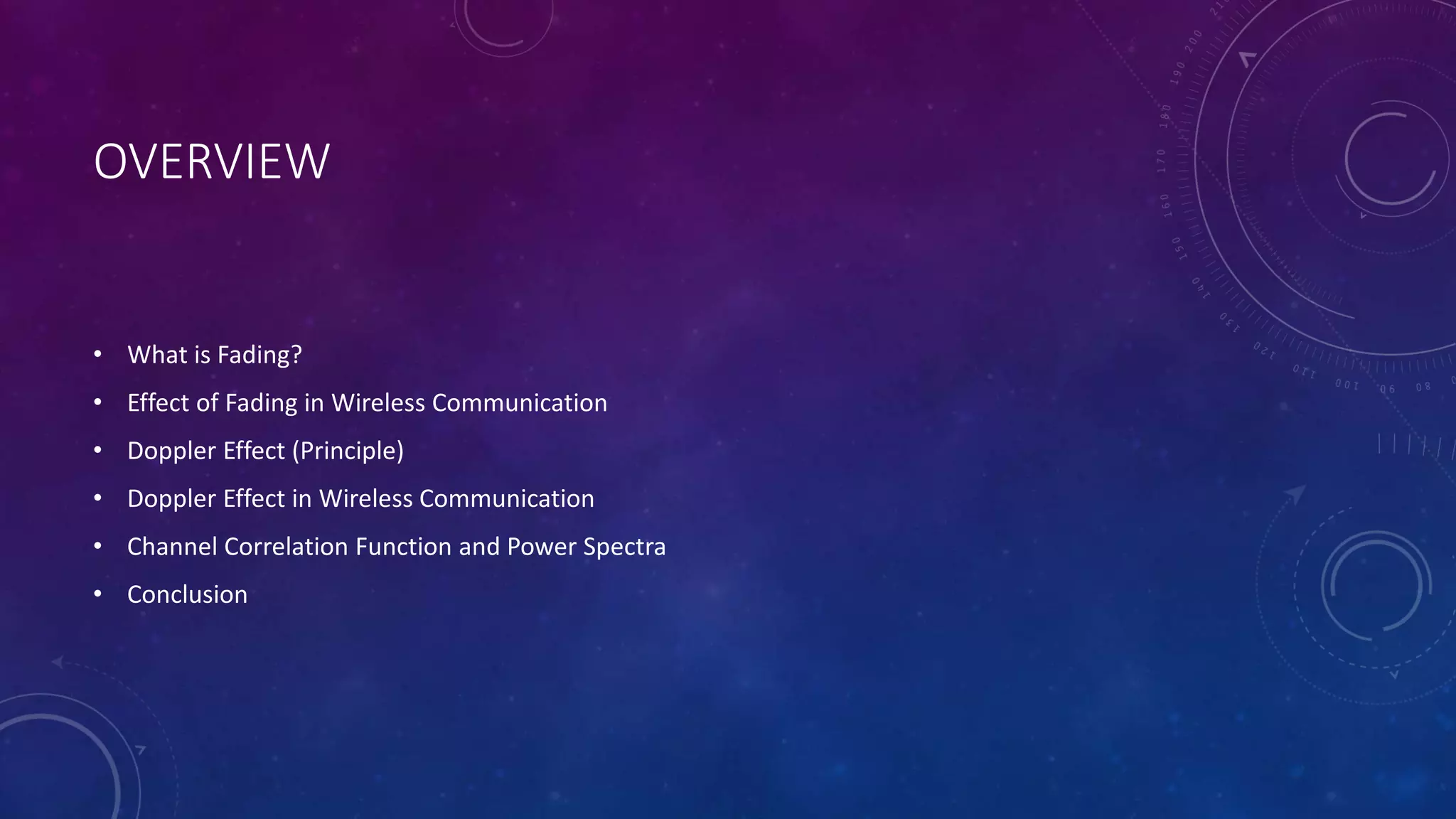 Fading & Doppler Effect | PPTX