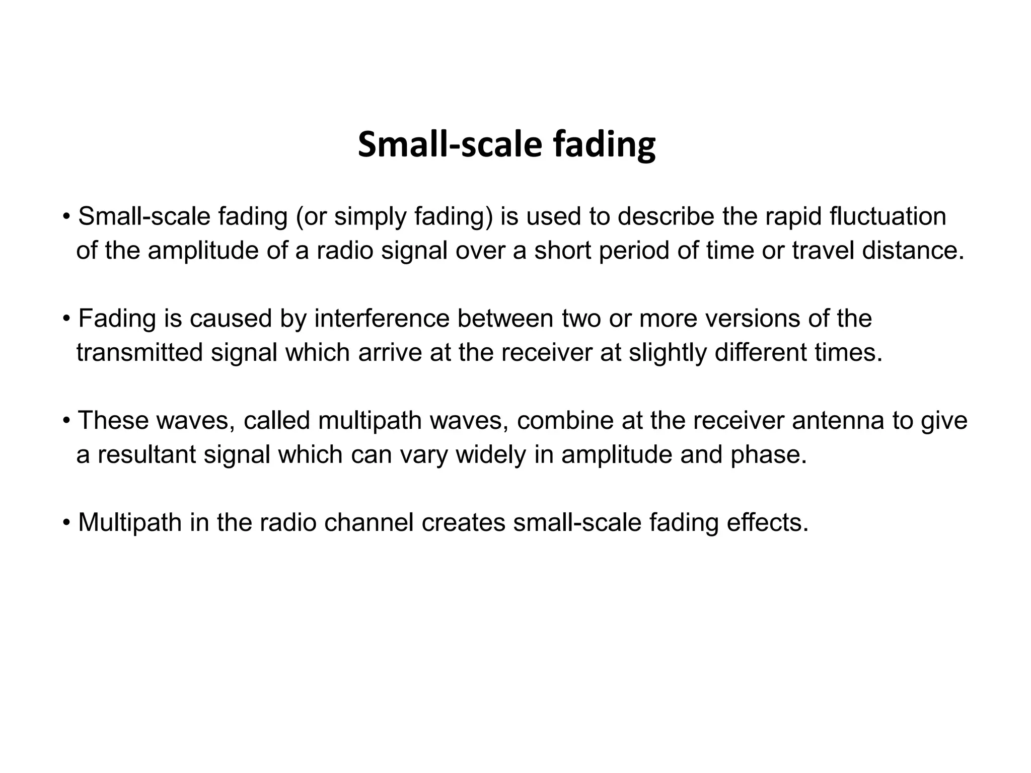 Fading in wireless communication.ppt