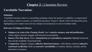 Fading Truths_ Memory, Aging, and the Unreliable Narrator in Kazuo ...