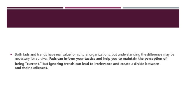 Fads and trends lesson 1 | PPTX