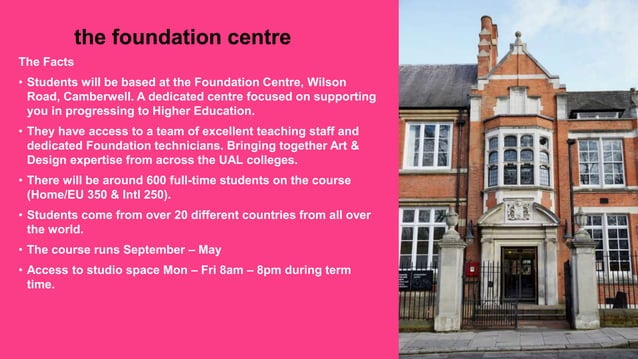 UAL: Foundation Diploma in Art and Design | PPTX
