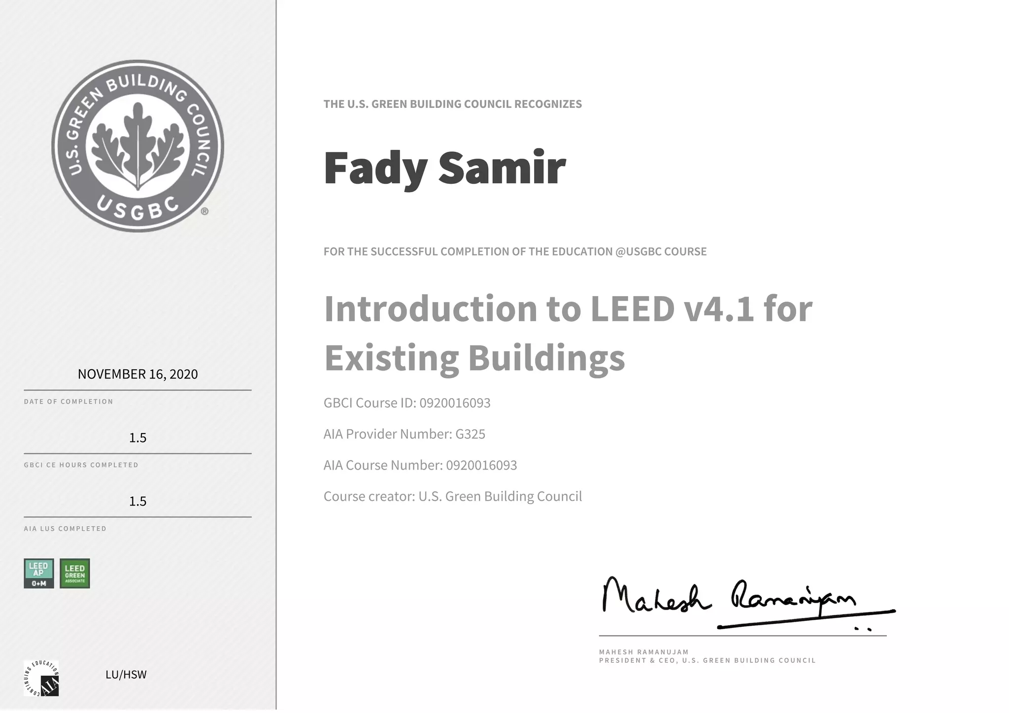 Introduction to LEED v4.1 for Existing Buildings | PDF