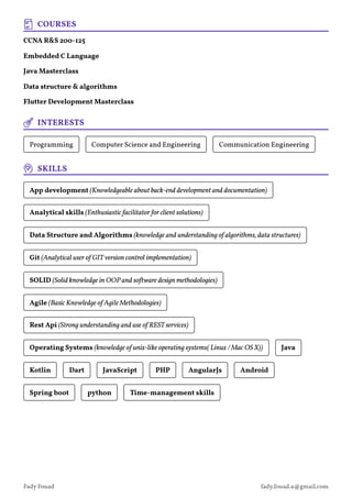 Fady fouad software engineer | PDF | Computer Software and Applications | Computing