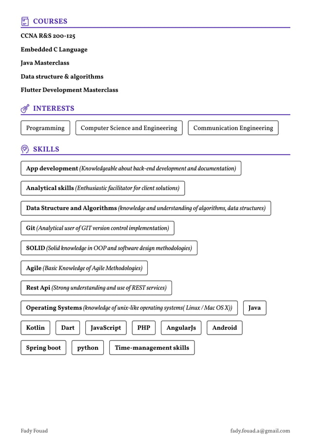 Fady fouad software engineer | PDF | Computer Software and Applications | Computing