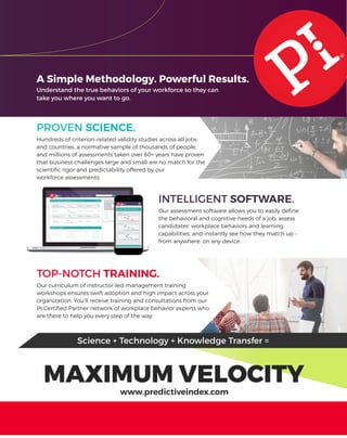 Predictive Index 2016 Brochure | PDF