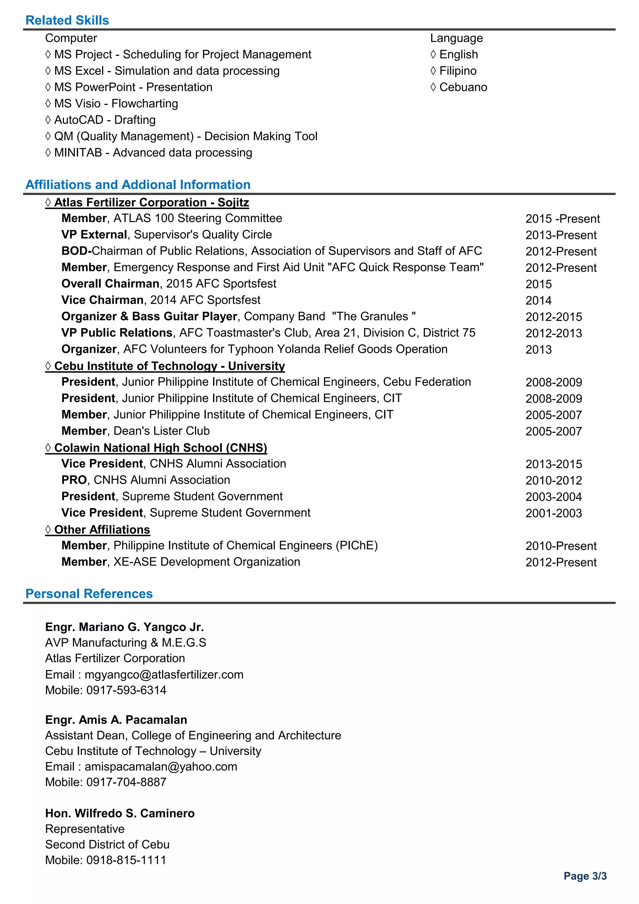 CDCCaminero_CV2017 | PDF