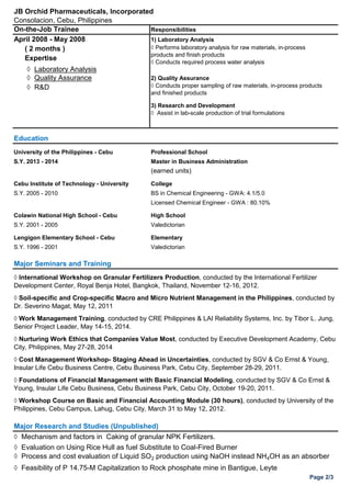 CDCCaminero_CV2017 | PDF