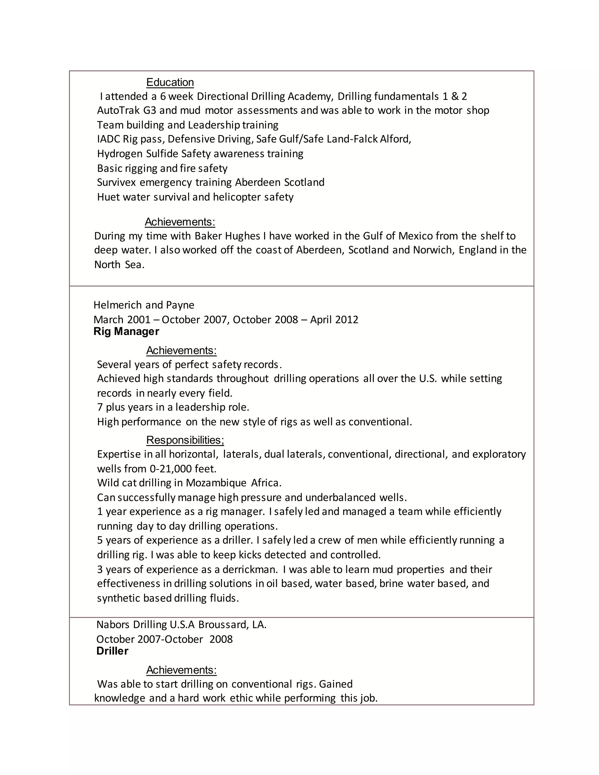 Robert E. Durham resume | DOCX