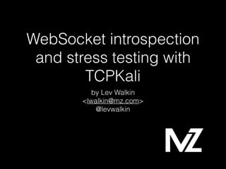 2016-tcpkali-websocket | PPT