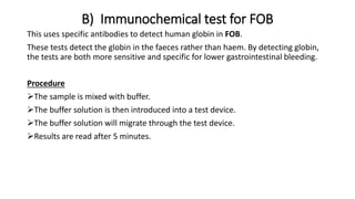 FAECAL CLINICAL CHEMISTRY TESTS.pptx