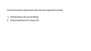 FAECAL CLINICAL CHEMISTRY TESTS.pptx