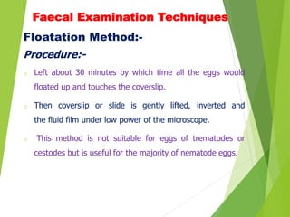 Faecal_Examination_Techniques_-II__Practical_.pptx