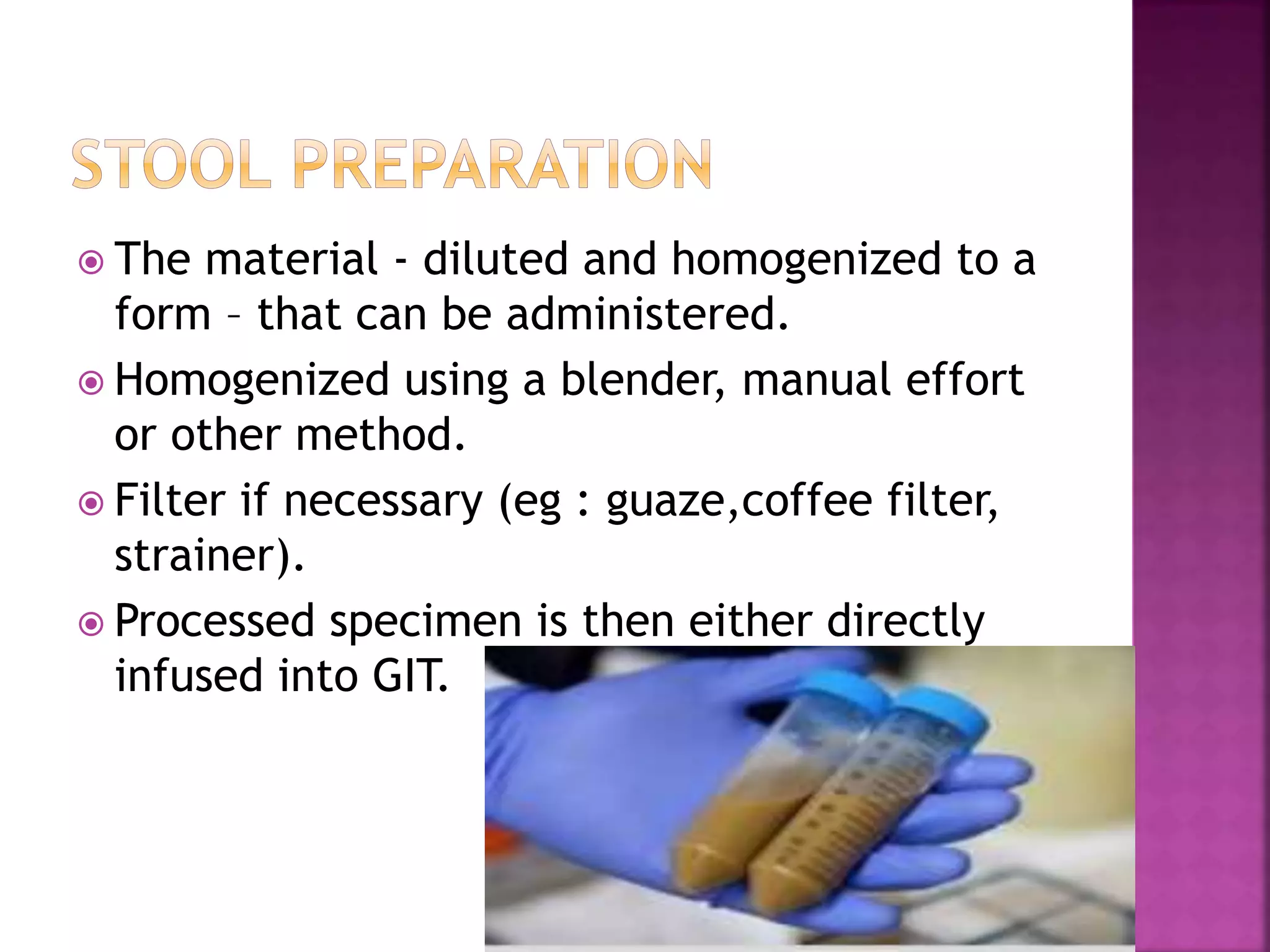 Faecal microbiota transplantation | PPTX
