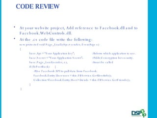 Facebook 3rd Party Api | PPT