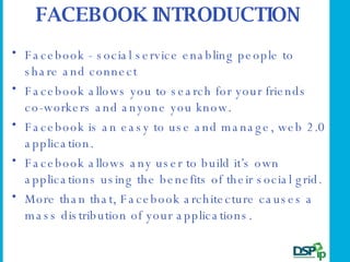 Facebook 3rd Party Api | PPT