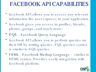 Facebook 3rd Party Api | PPT