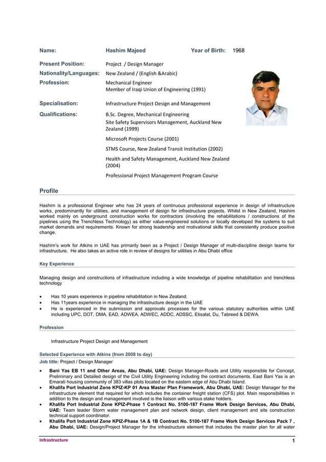 Hashim Majeed CV 280116 | PDF