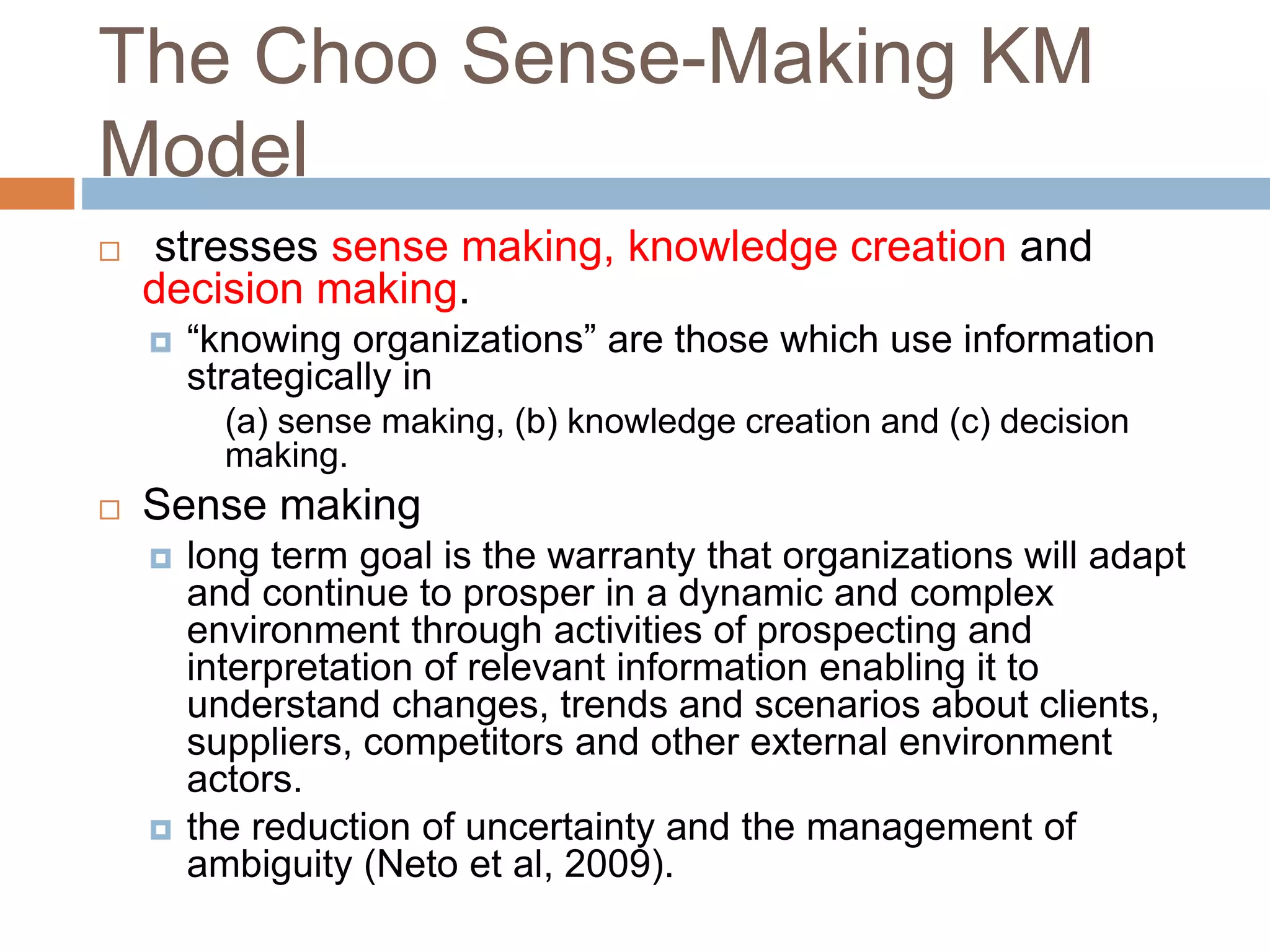 Knowledge Management Models | PPTX