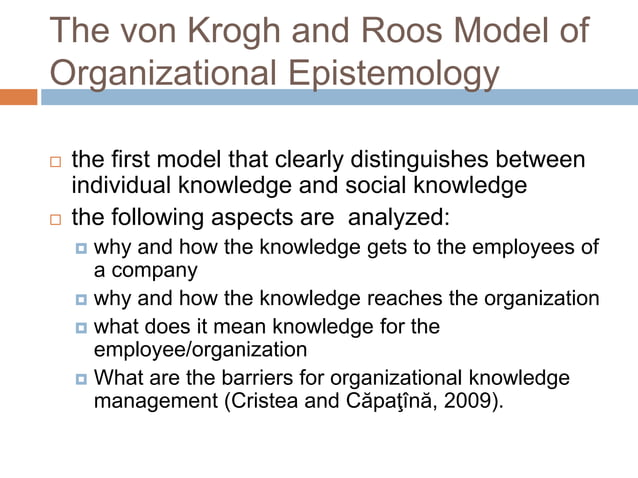 Knowledge Management Models | PPTX