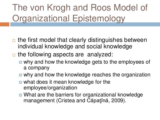 Knowledge Management Models