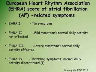 Fibrillazione Atriale e MMG | PPT