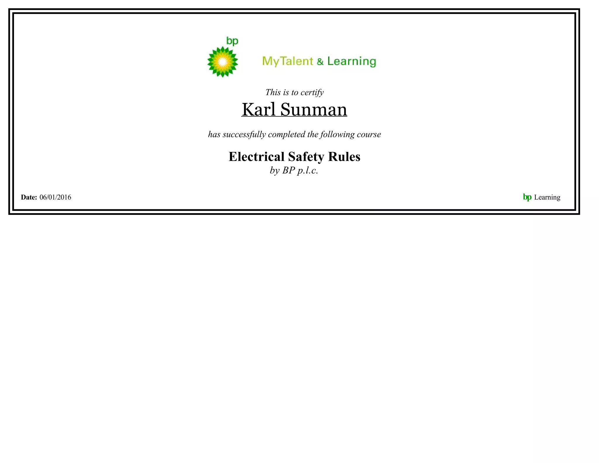 BP Electrical Safety Rules | PPT