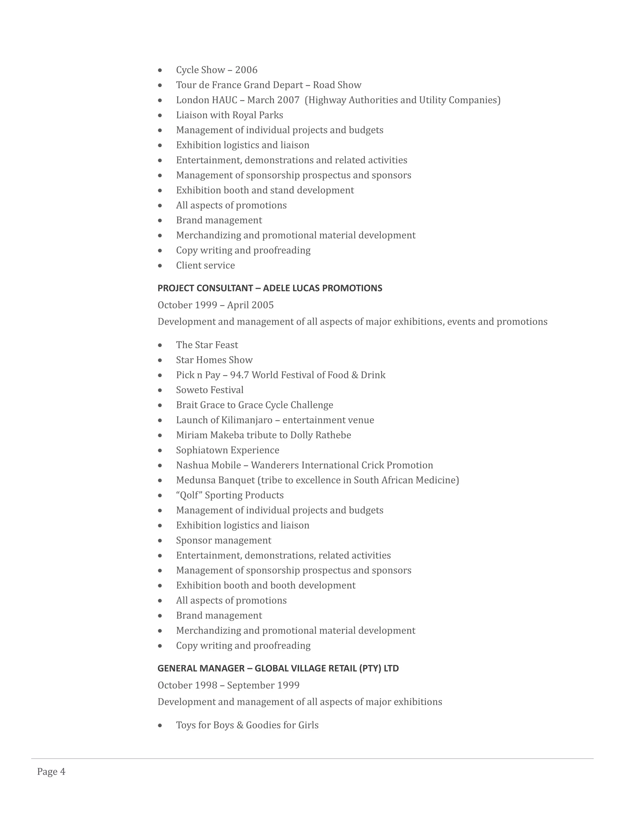 Tracey Leigh Resume | PDF