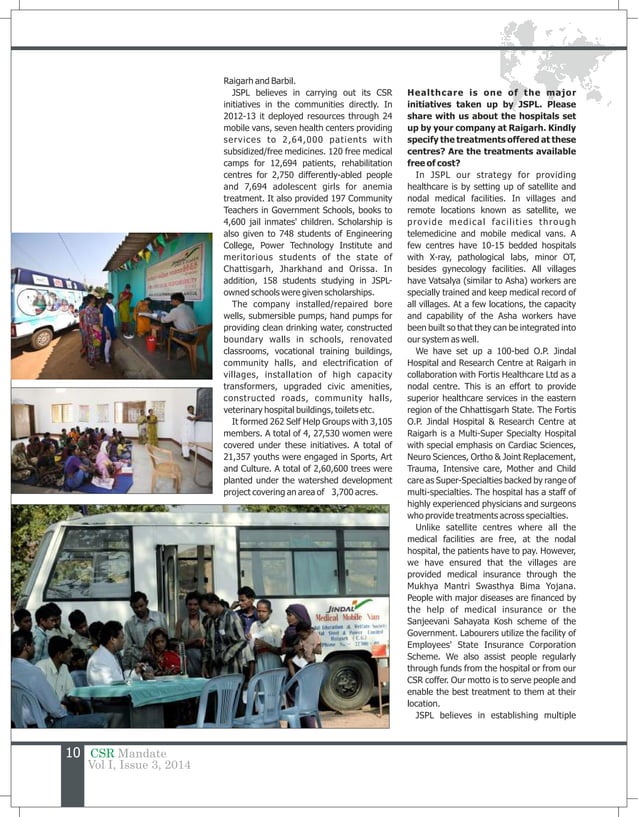 Jindal CSR | PDF