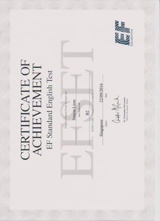 English Certificate | PDF